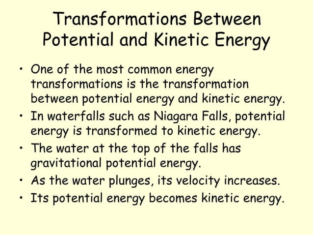 Energy transformations and conservation | PPT