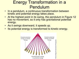 Energy transformations and conservation | PPT