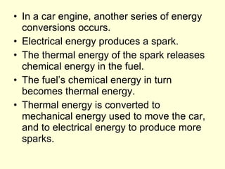 Energy transformations and conservation | PPT