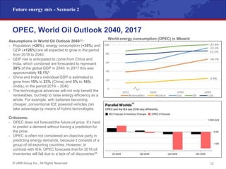 Key Figures of Energy Transition and predicting the future: comparing scenarios of IEA, EIA and ...