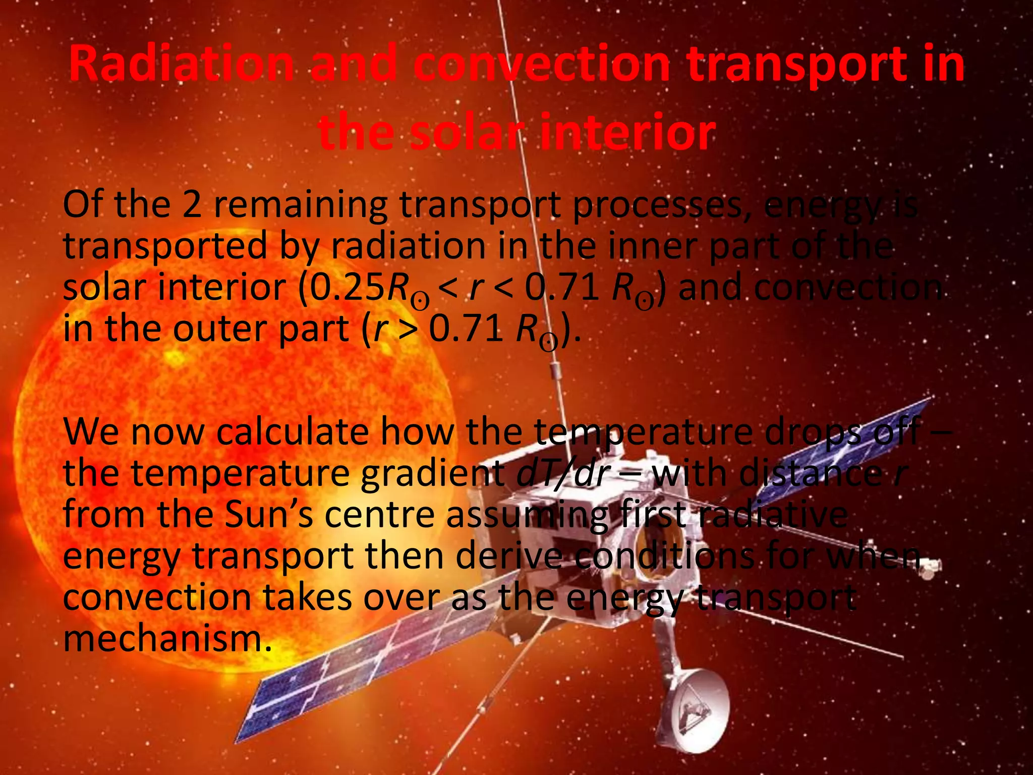 Sun's Energy transport mechanism | PPTX