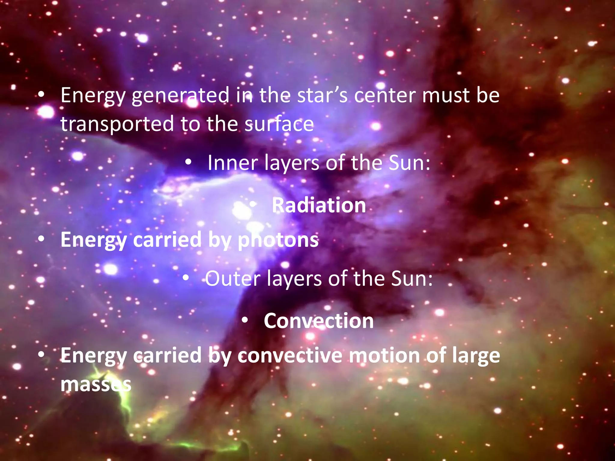 Sun's Energy transport mechanism | PPTX