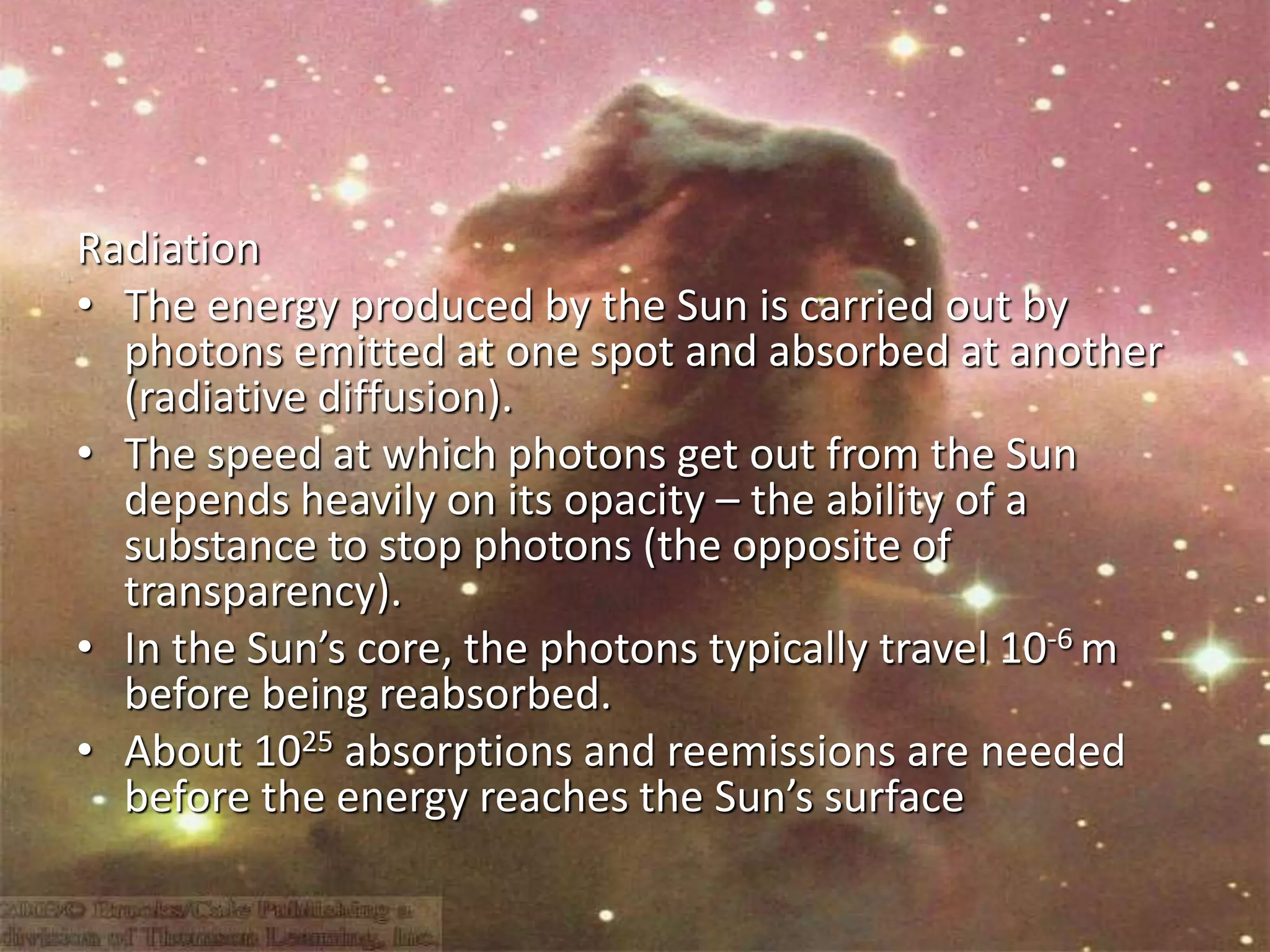 Sun's Energy transport mechanism | PPTX