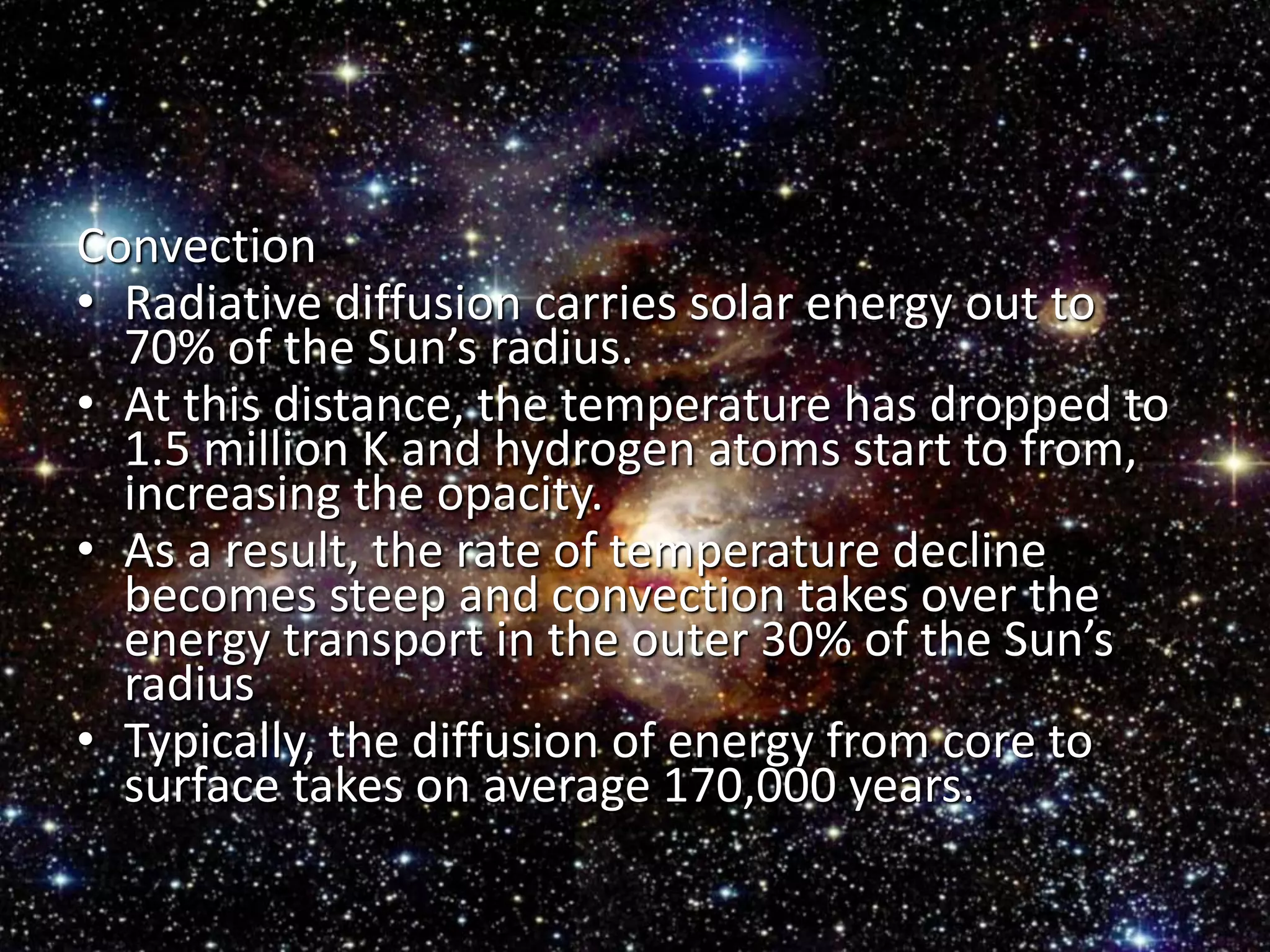 Sun's Energy transport mechanism | PPTX