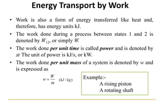 Energy Transport by Heat, Work and Mass (1).ppt