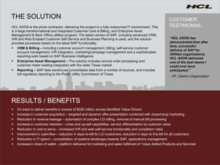 Energy & Utilities Case Study: HCLT implements a sap enabled ...