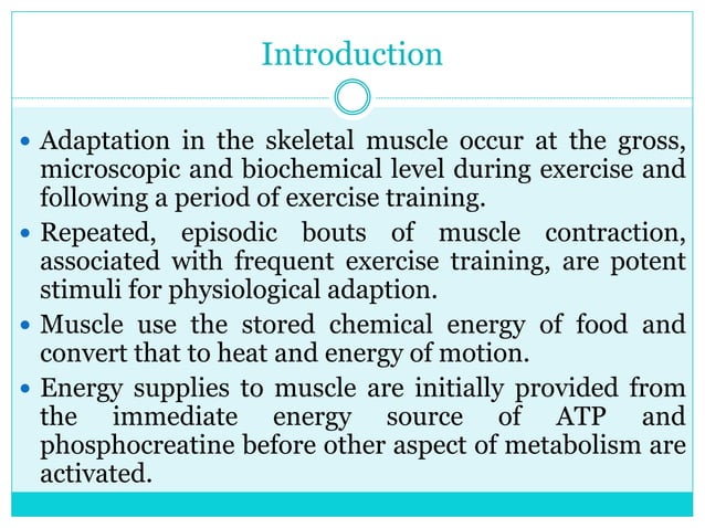 Energy utilization and requirement of muscle during work | PPT