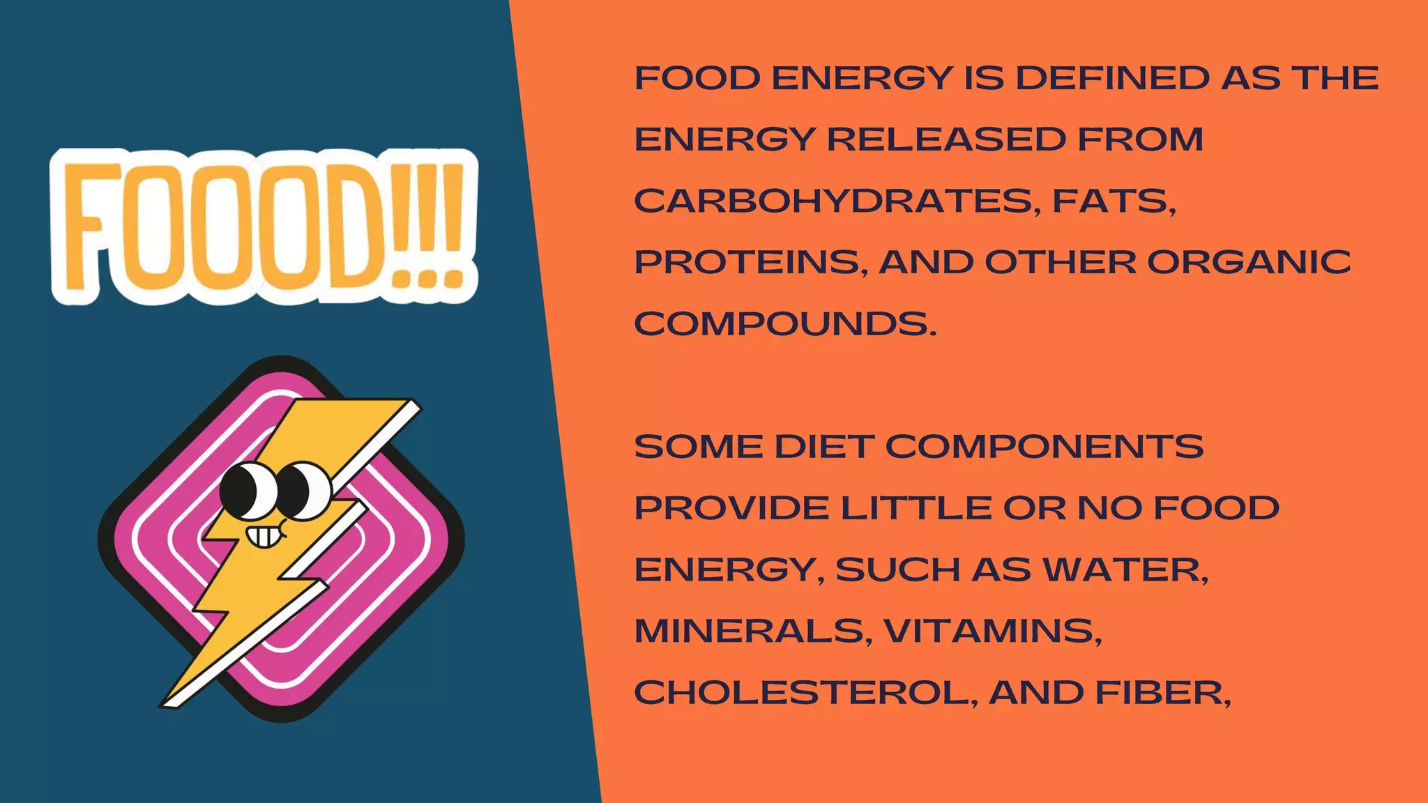 ENERGY VALUE OF CARBS, PROTEIN, FATS | PPTX