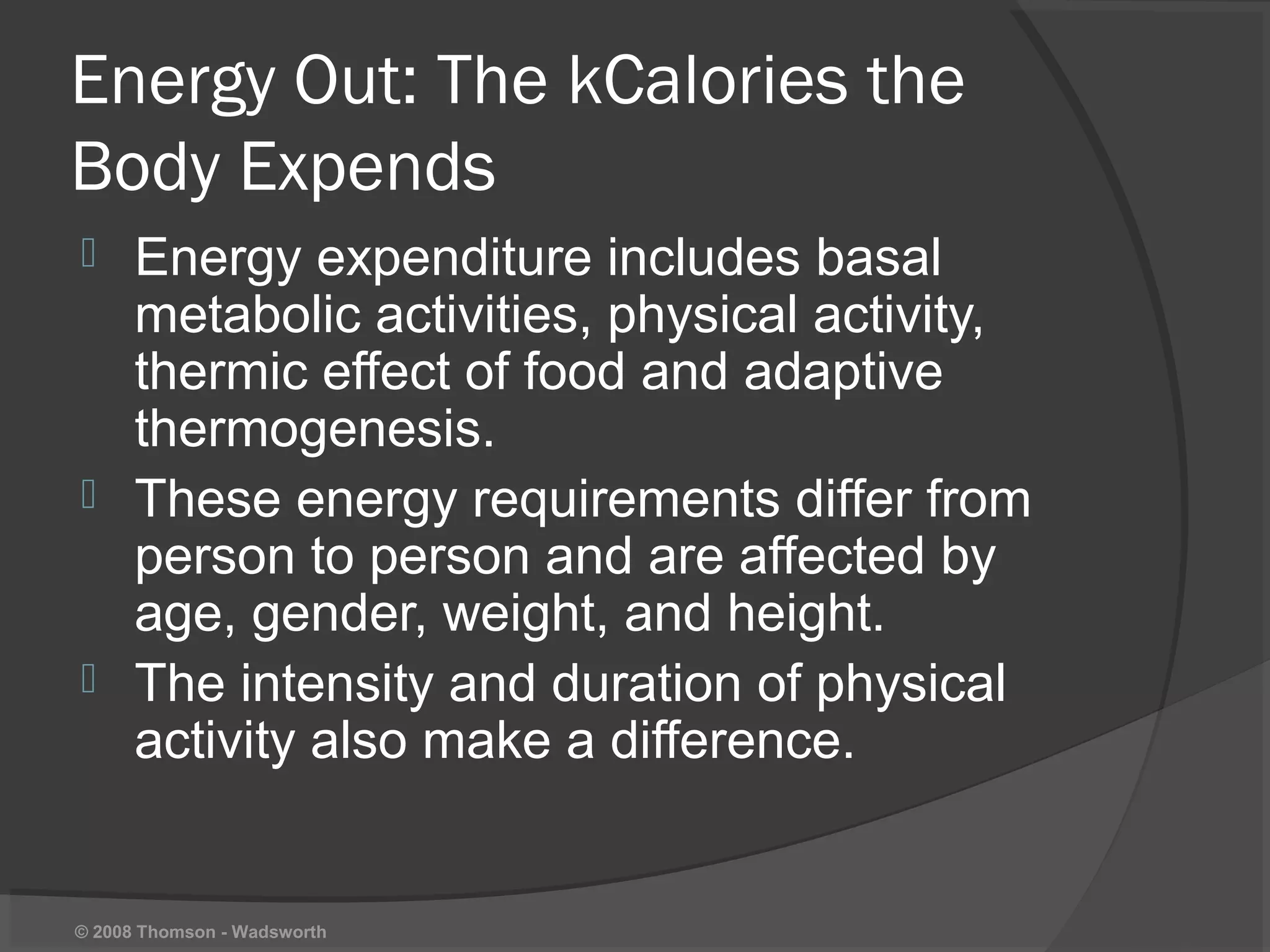 Energy values of foods | PPT
