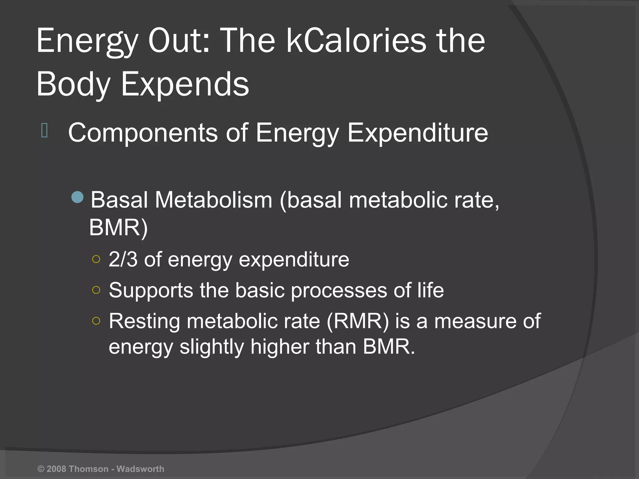Energy values of foods | PPT