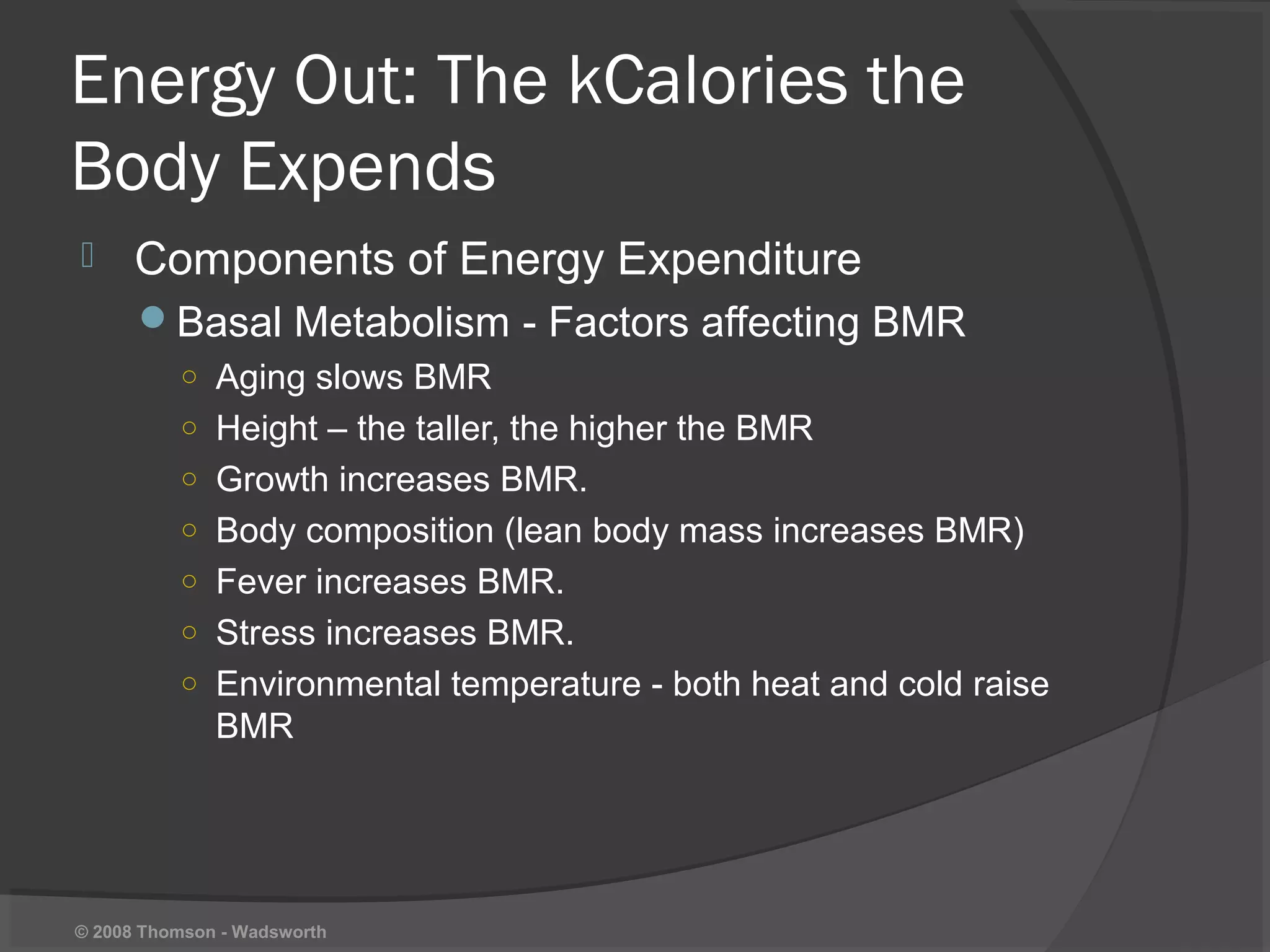 Energy values of foods | PPT