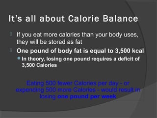 Energy values of foods | PPT