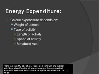 Energy values of foods | PPT