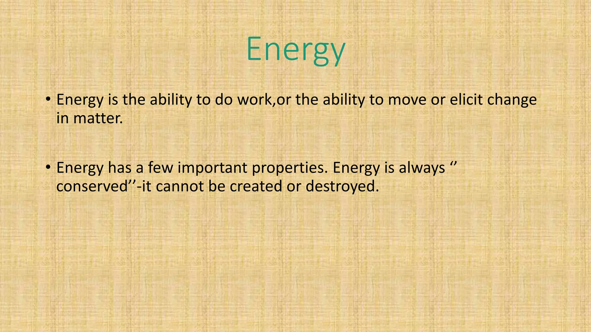 Energy | PPT
