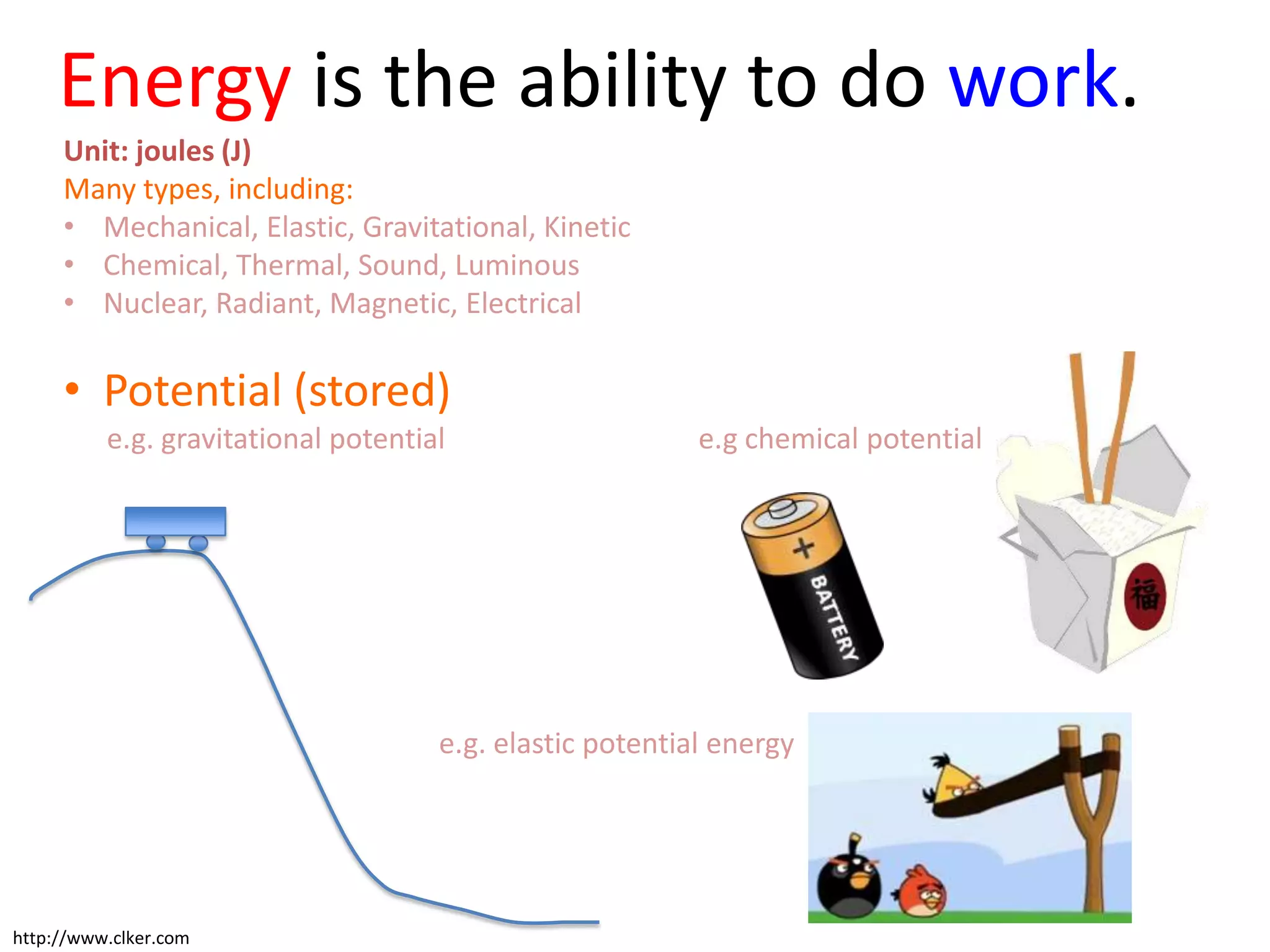 Energy, Work & Power | PPTX