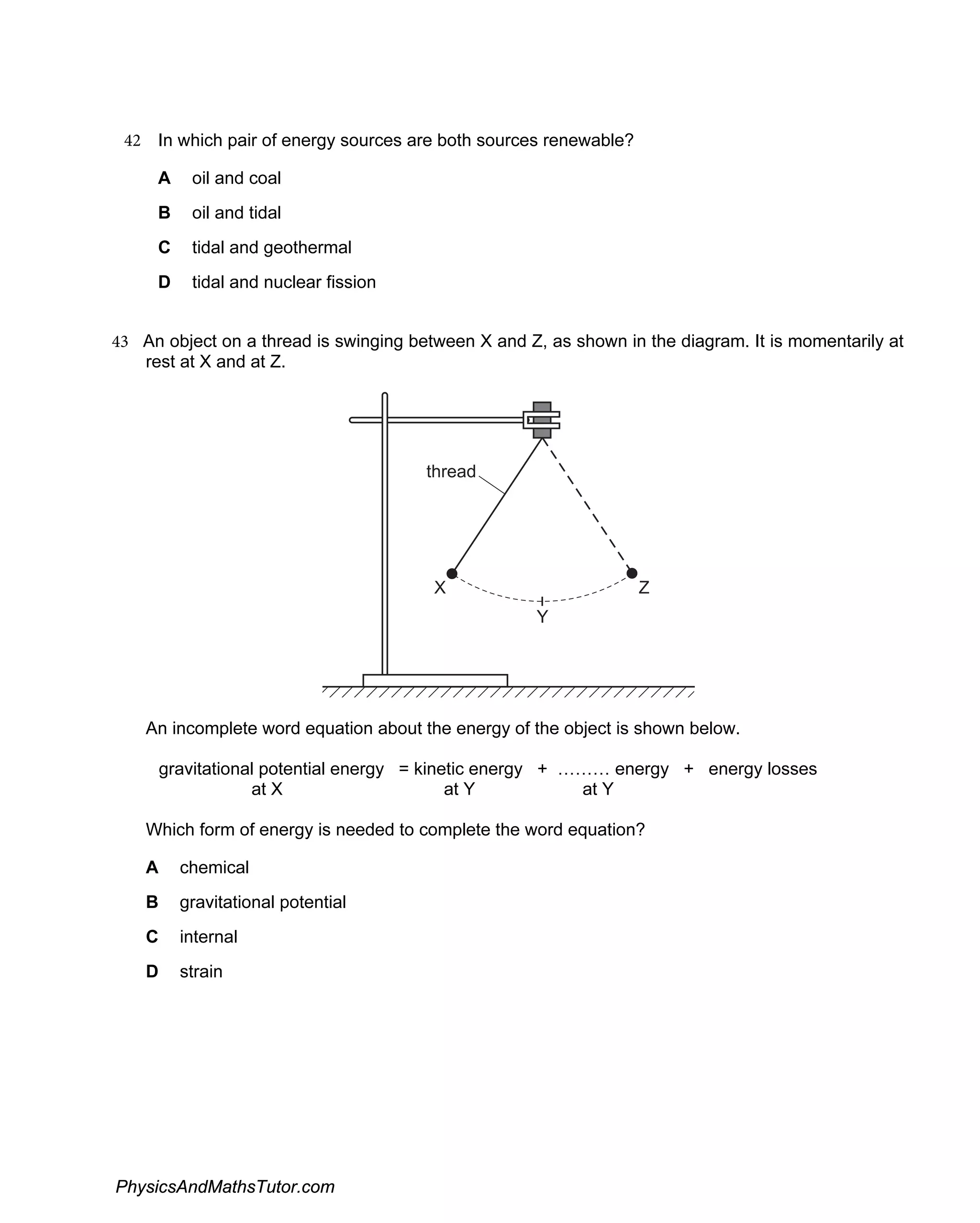 Energy, Work & Power (Multiple Choice) QP.pdf