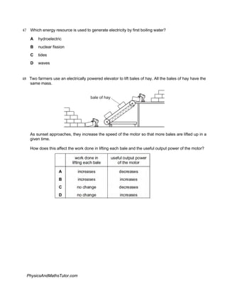 Energy, Work & Power (Multiple Choice) QP.pdf