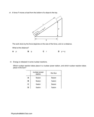 Energy, Work & Power (Multiple Choice) QP.pdf