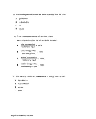 Energy, Work & Power (Multiple Choice) QP.pdf