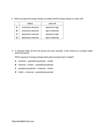 Energy, Work & Power (Multiple Choice) QP.pdf