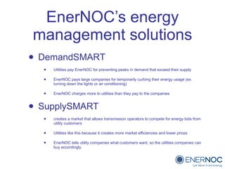 Enernoc Stock PItch | PPT