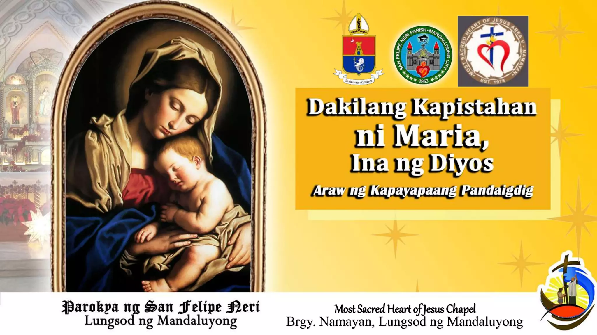 ENERO 1, 2022, DAKILANG KAPISTAHAN NI MARIA INA NG DIYOS.pptx