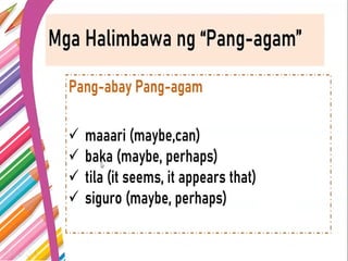 Iba't ibang uri ng Pang-abay (Filipino 9) | PPTX