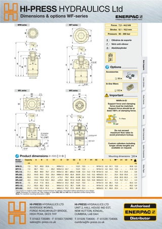 Enerpac wf-series-hydraulic-advance-work-supports | PDF