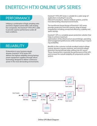 Revolutionize Your Power Backup with Our Online UPS System | PDF