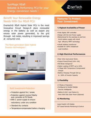 Enertech-REefi-Solar-PCU-1 - hybrid solar inverter india.pdf