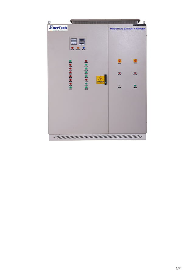 Silicon Controlled Rectifier (SCR) Battery Charger - Enertech UPS | PDF ...