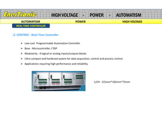 Enertronic high voltage, power & automatism v01 | PDF