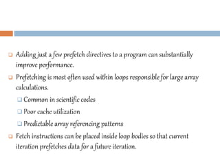 Enery efficient data prefetching | PPTX