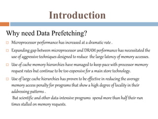 Enery efficient data prefetching | PPTX