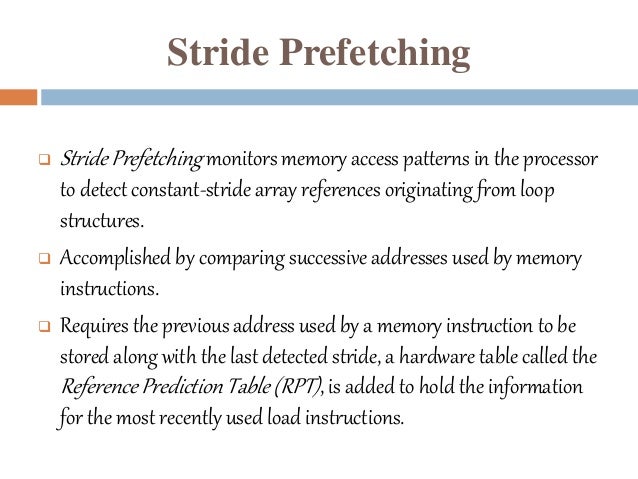 Enery Efficient Data Prefetching