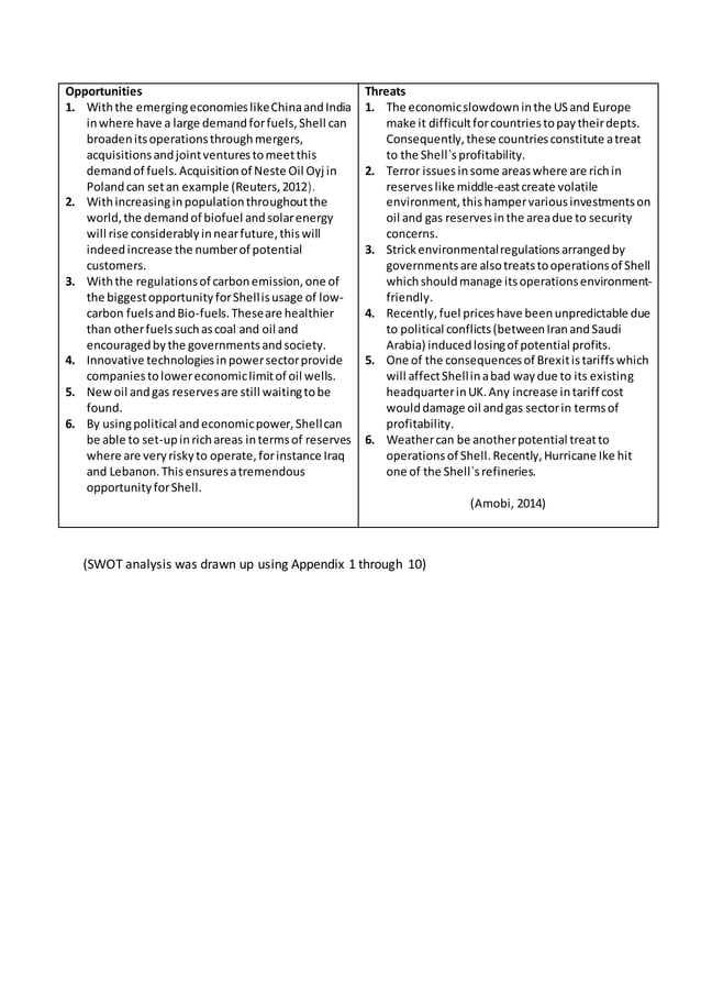 Shell - Strategy | DOCX | Business Administration | Business