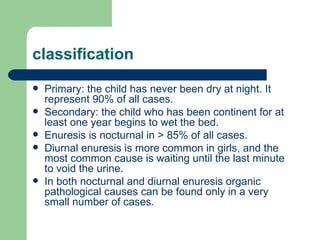 pediatrics.Eneuresis.(dr.adnan) | PPT
