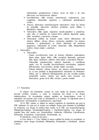 Enfermedad de Hansen y Tuberculosis Cutánea | DOCX