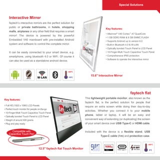 faytech portfolio introduction 2022 EnglishEnglish | PDF