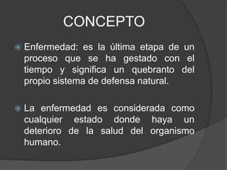 Enfermedad | PPTX