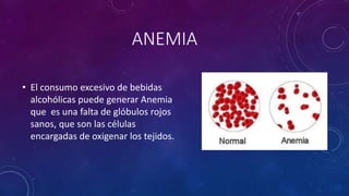 Enfermedades causadas por el consumo de alcohol | PPTX