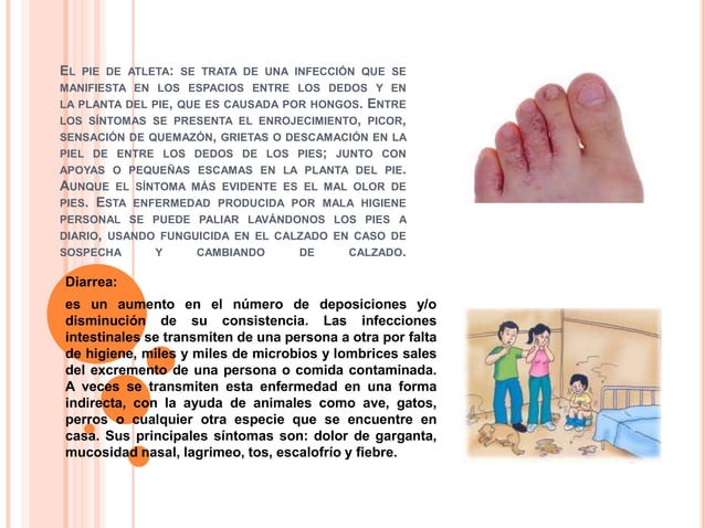 Enfermedades causadas por falta de higiene personal | PPTX | Cold and ...