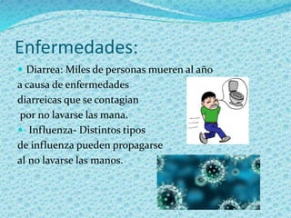 Enfermedades causadas por la mala higiene personal | PPTX