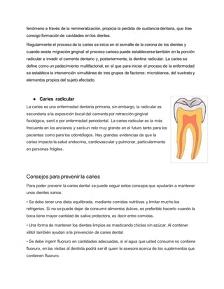 Enfermedades de la boca | DOCX