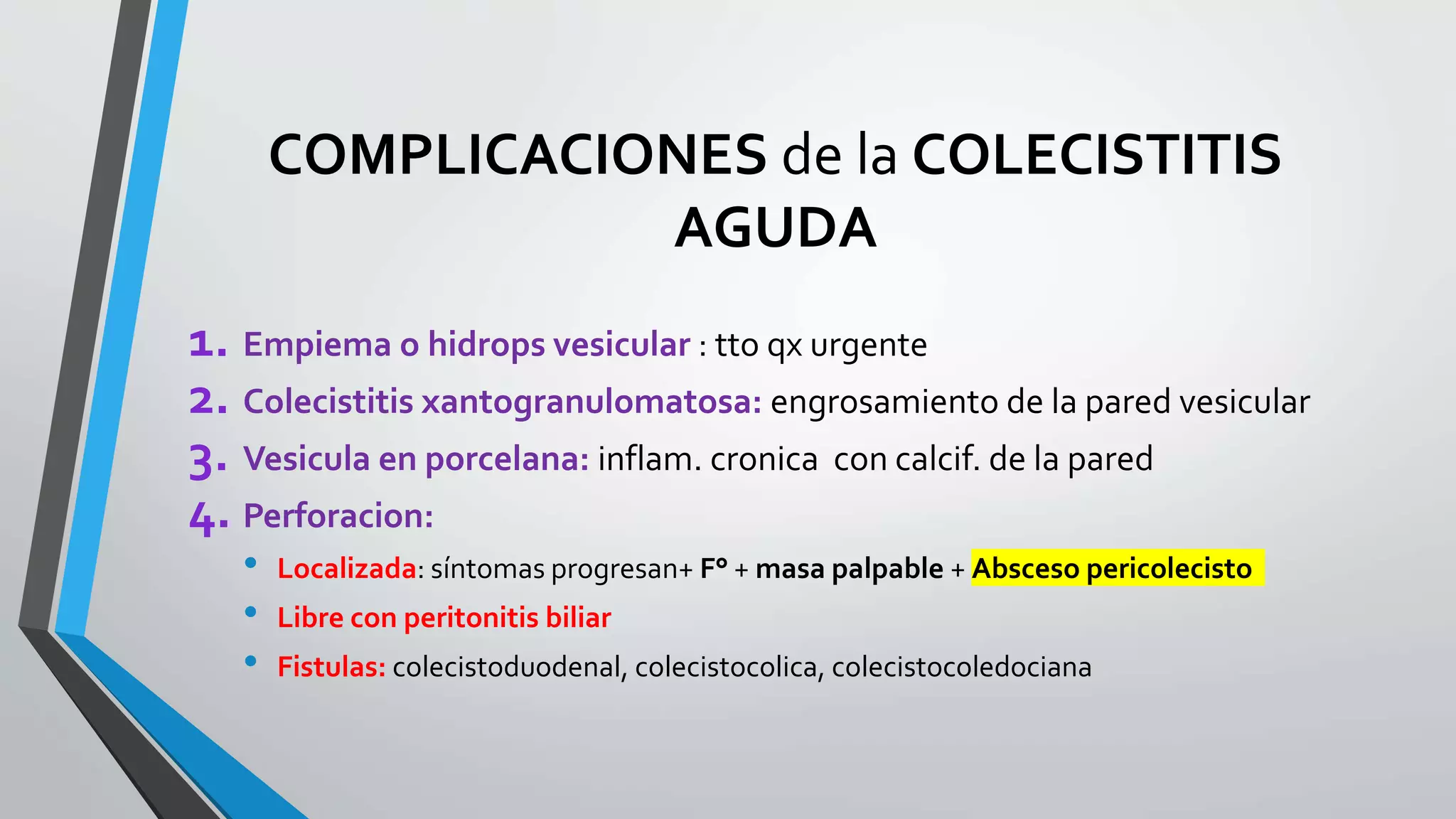 Enfermedades de la vesicula biliar y conductos biliares cto digestivo | PPT