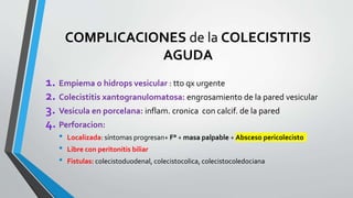Enfermedades de la vesicula biliar y conductos biliares cto digestivo ...