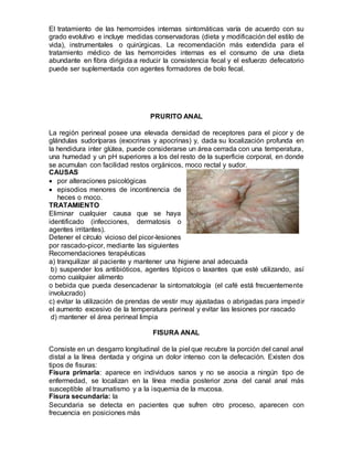Enfermedades del recto y ano | DOCX