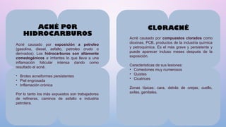 Enfermedades dermatologicas de medicina del trabajo | PPTX