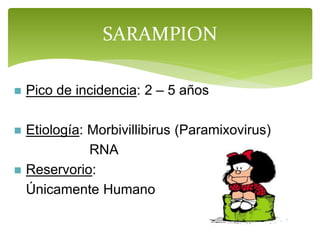 ENFERMEDADES ERUPTIVAS DE LA INFANCIA | PPTX