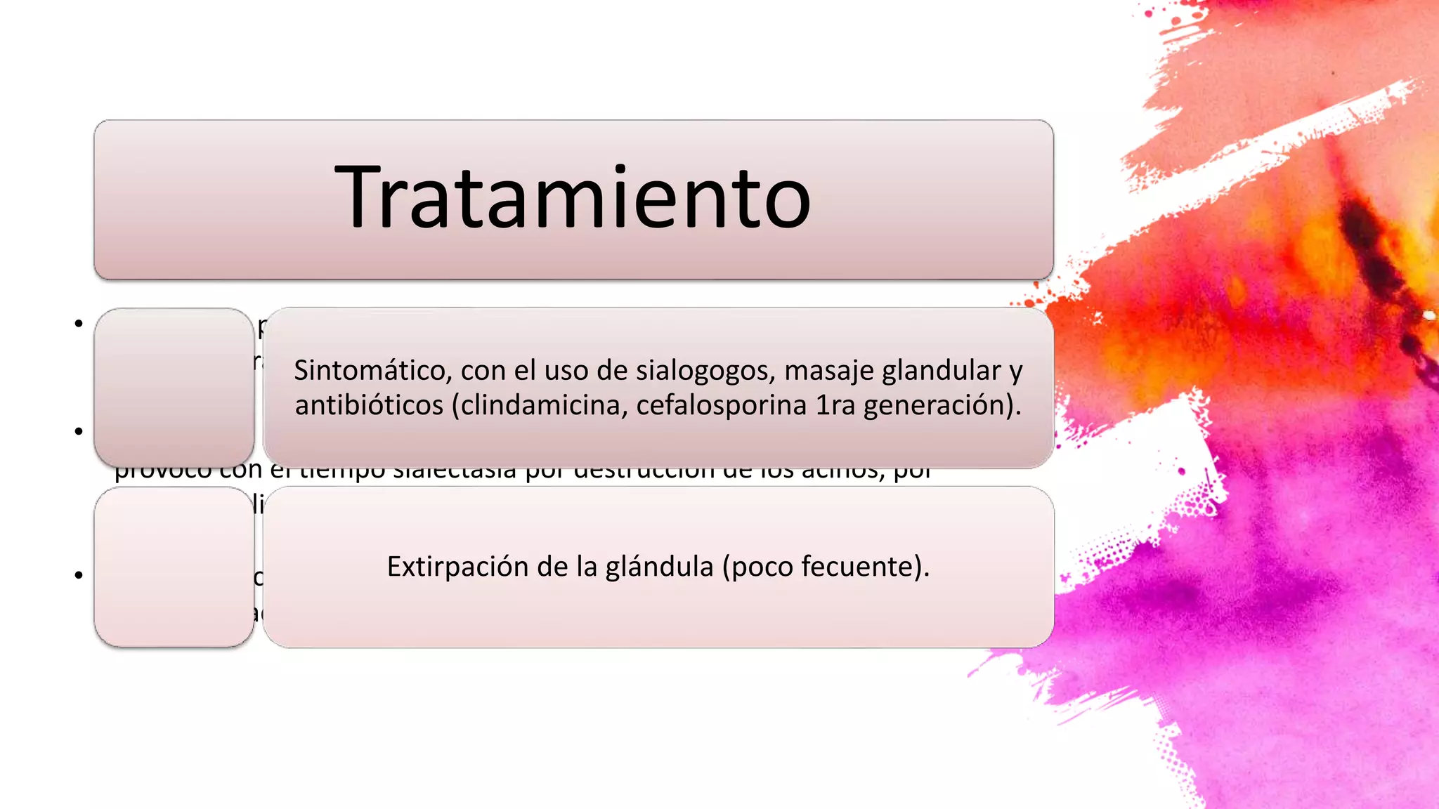 Enfermedades no neoplasicas de las glandulas salivales | PPTX